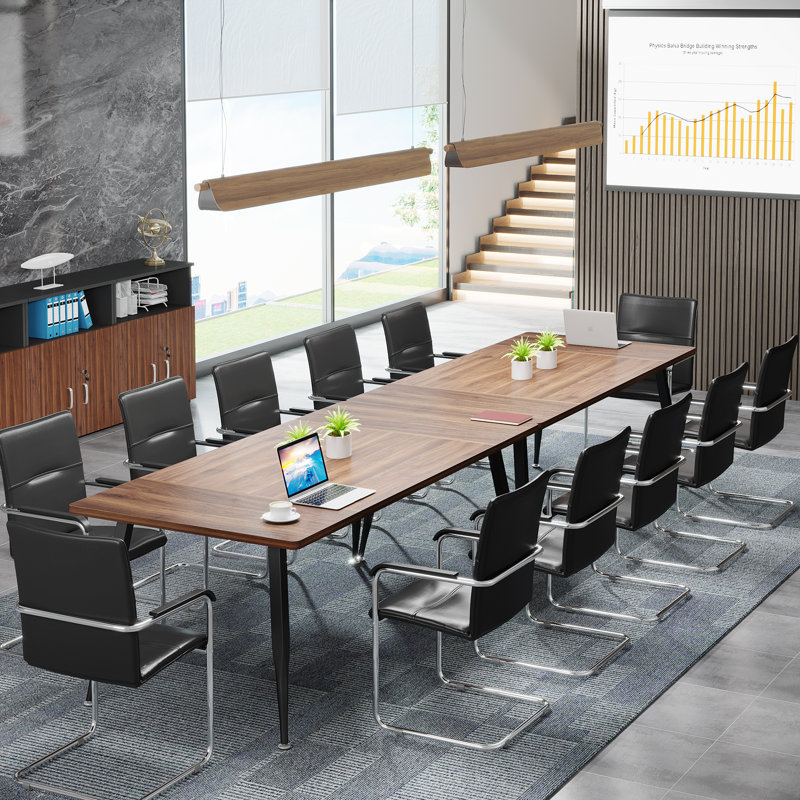 Wade Logan® Borka Rectangular Conference Table & Reviews | Wayfair