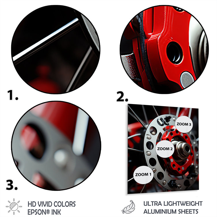 17 Stories Bicycle Pedals And Patterns On Metal - Wayfair Canada