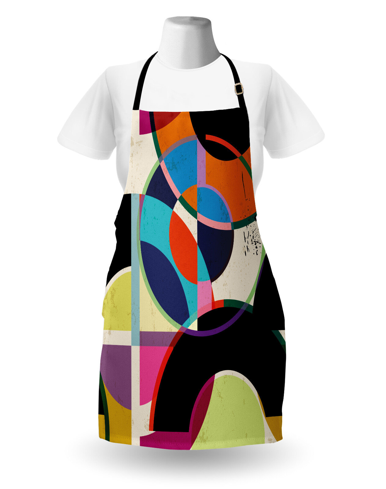 East Urban Home Modern Apron Unisex Geometric Colorful Details Adult ...