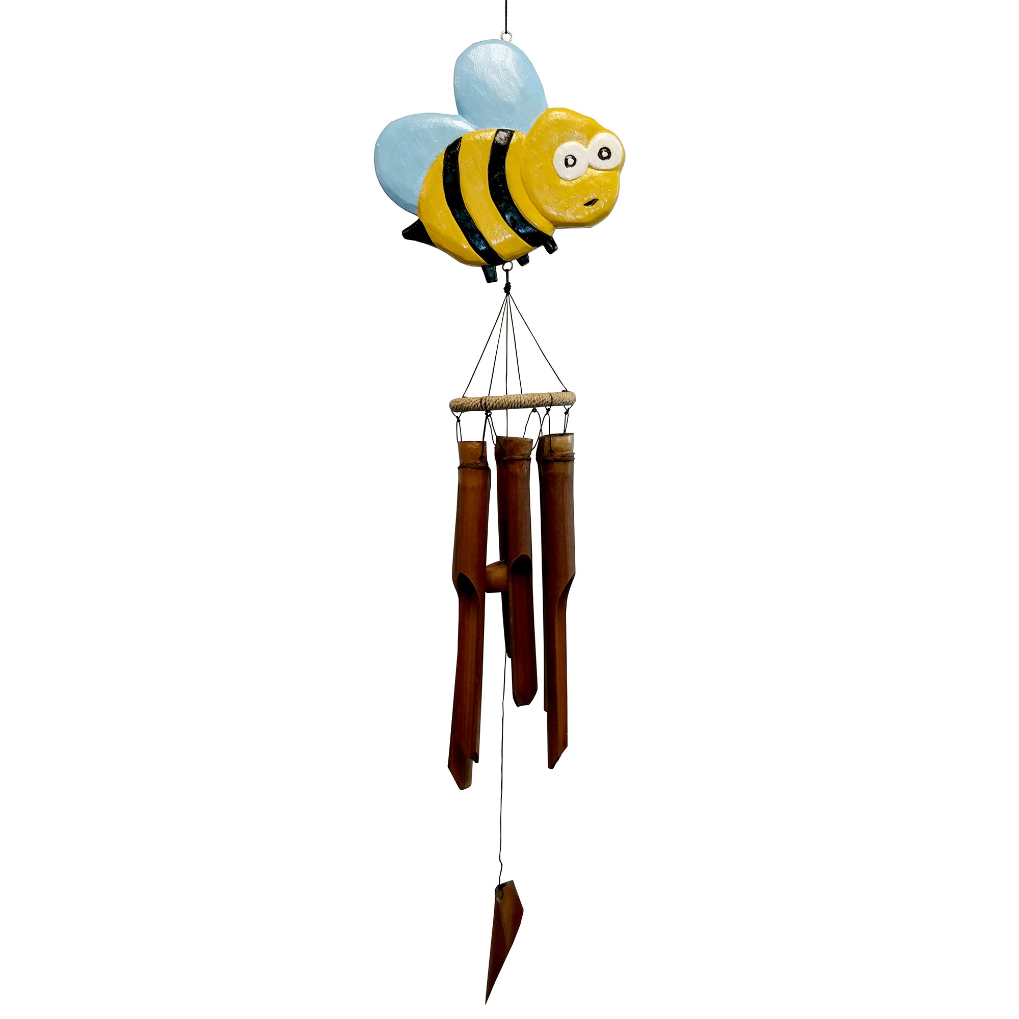 Cohasset Gifts & Garden Bee-trice Bamboo Wind Chime | Wayfair