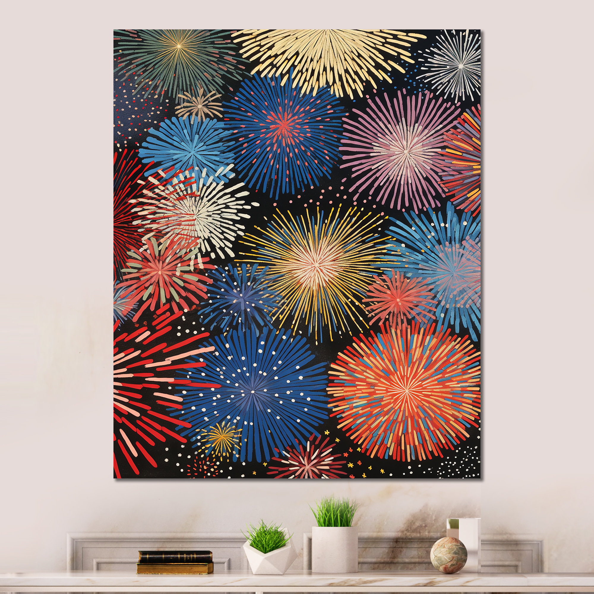 Wrought Studio™ - Fireworks Metal Wall Prints | Wayfair
