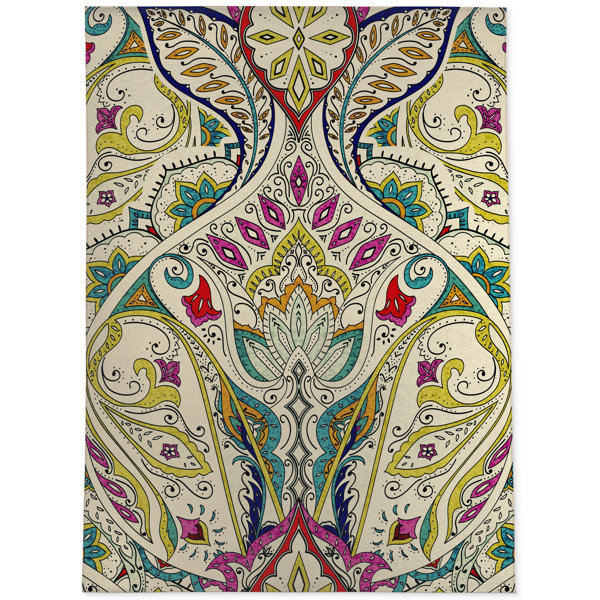 Bungalow Rose Paisley Rug | Wayfair