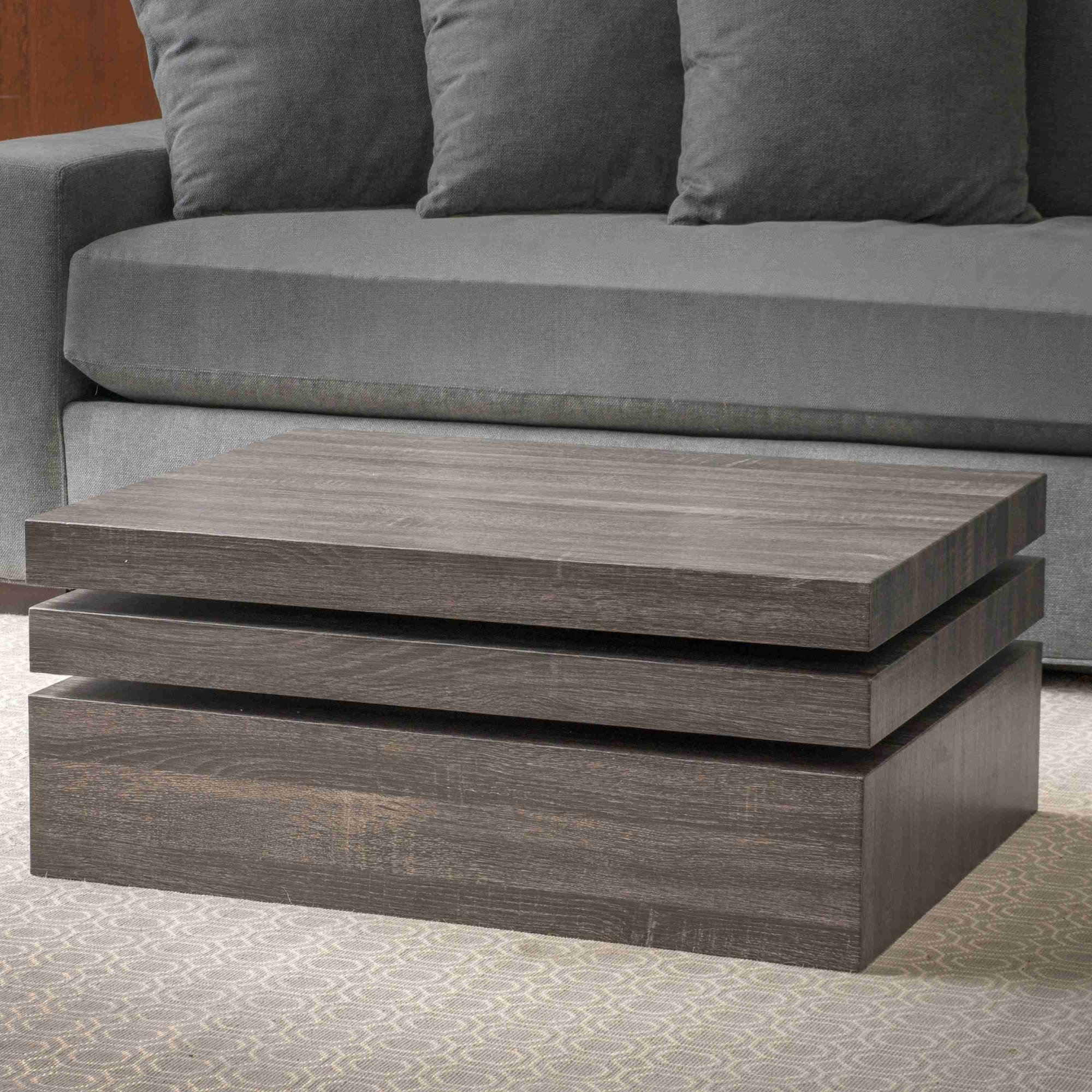 Orren Ellis Modern Style Revolving Coffee Table | Wayfair