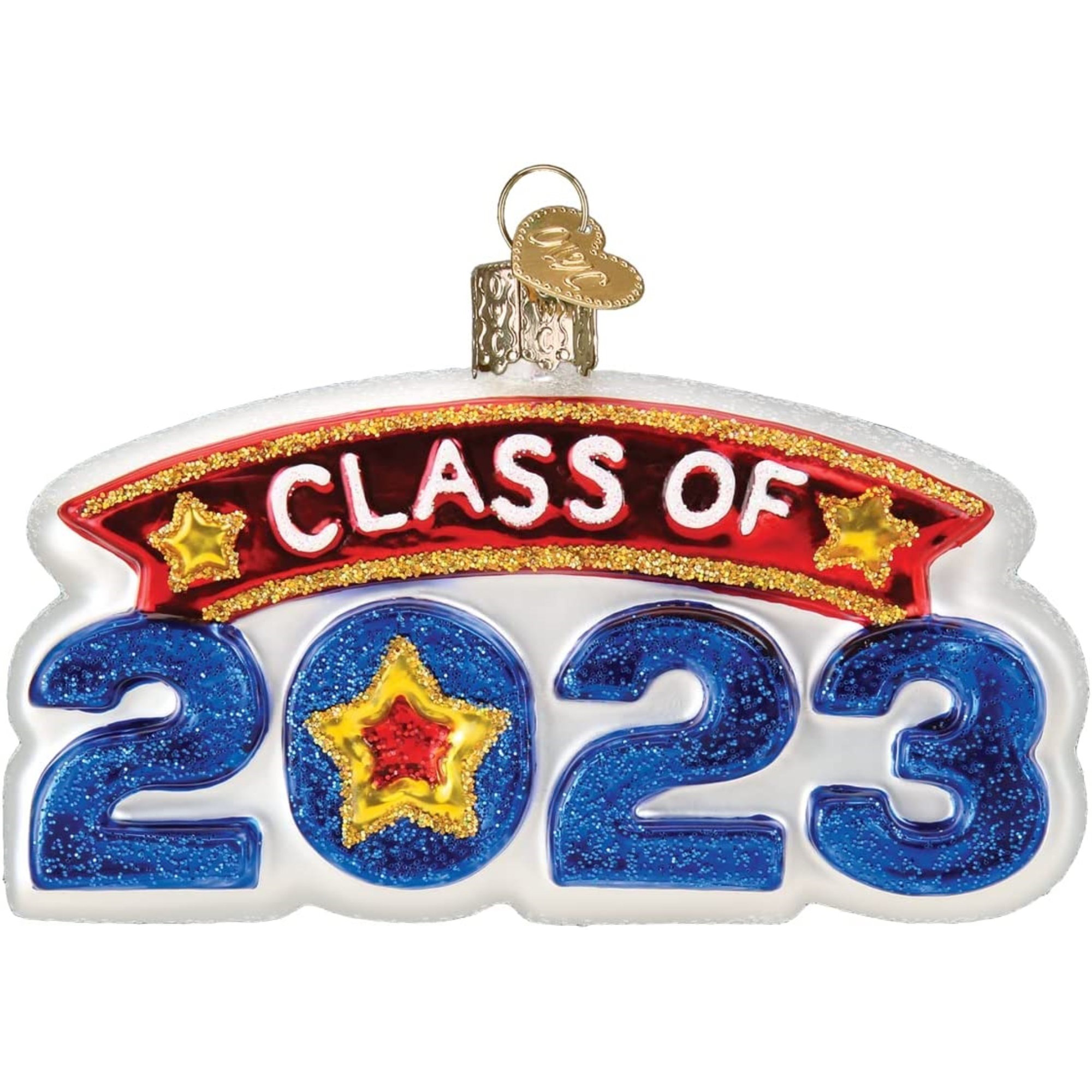 Old World Christmas Glass Blown Class ff 2023 Hanging Figurine Ornament ...