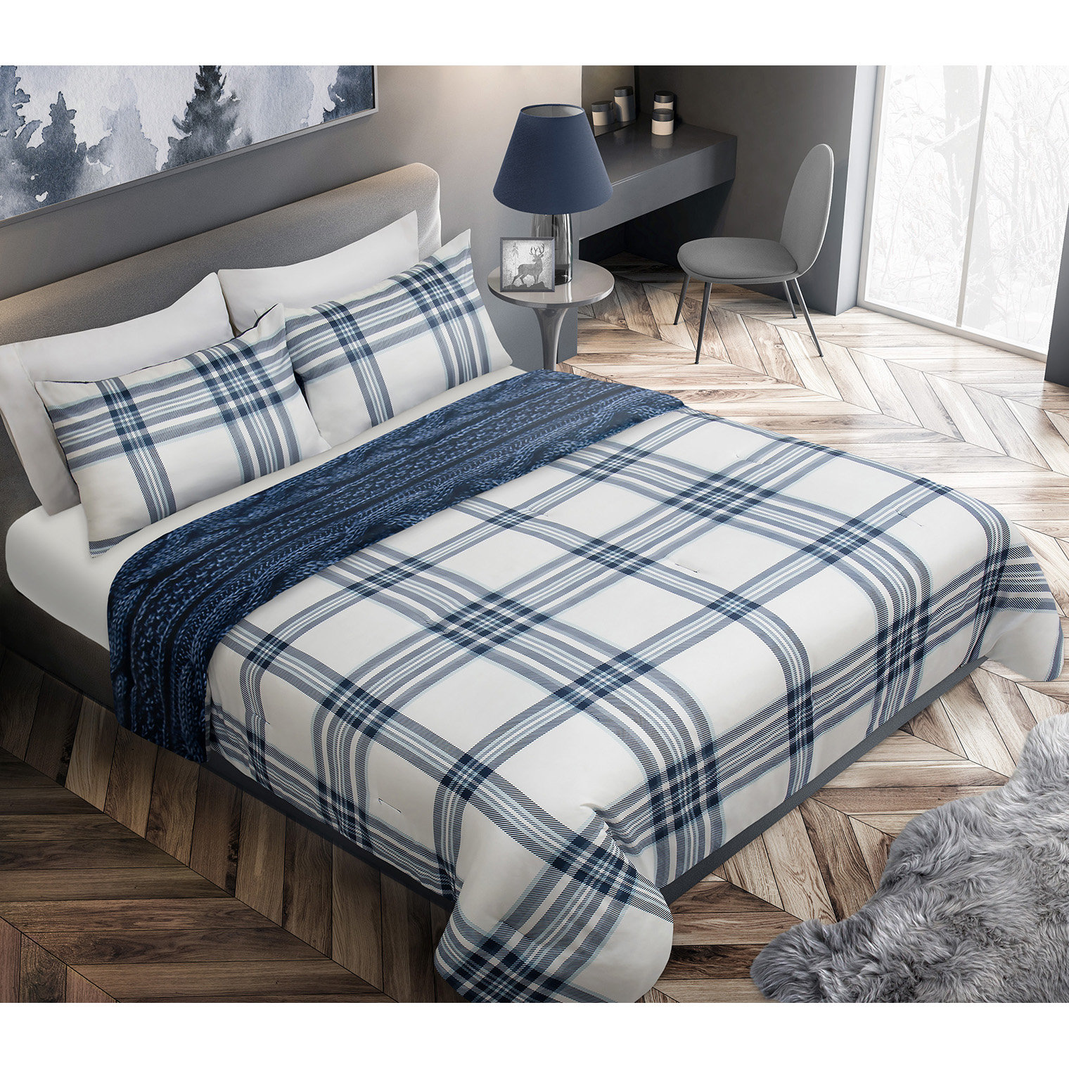 Safdie & Co. Inc. Sweater Reversible Comforter Set & Reviews | Wayfair