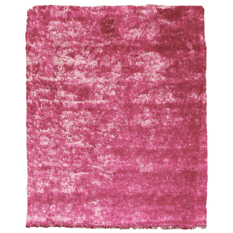 Home Mart Goods Handmade Performance Light Pink Rug | Wayfair