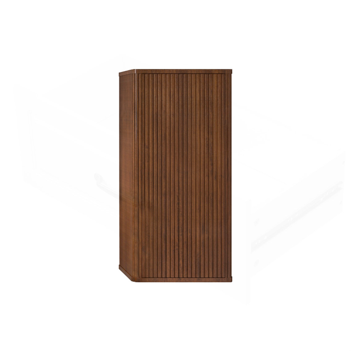 Latitude Run® Striped Bathroom Floating Side Cabinet, Wall-mounted ...