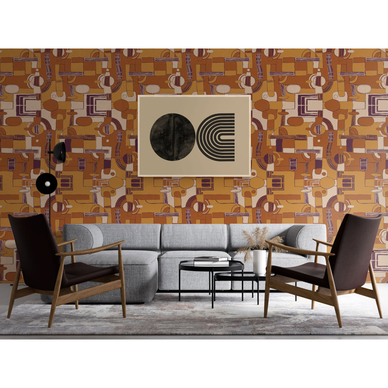 Brayden Studio® Darbey Peel & Stick Abstract Panel | Wayfair