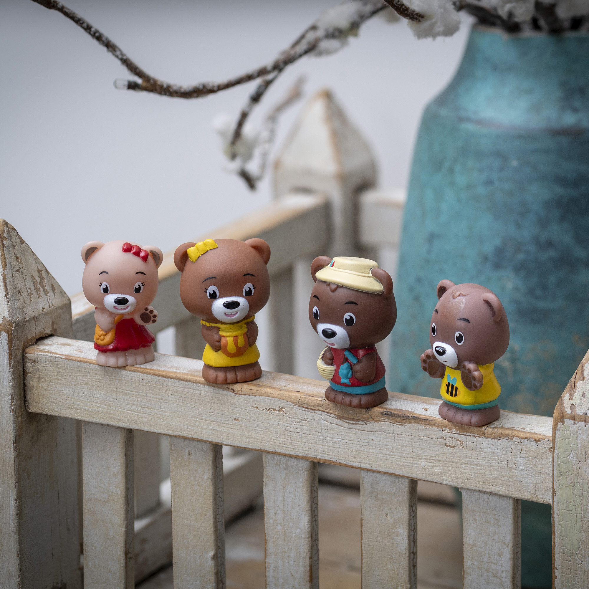 Jay at Play Timber Tots: Browny Family - 4 Character Set, Bear Toy ...