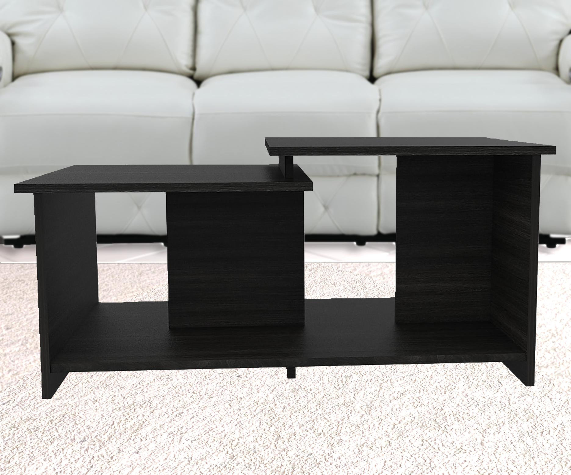 Ebern Designs Elyssa 4 Legs Coffee Table with Storage | Wayfair