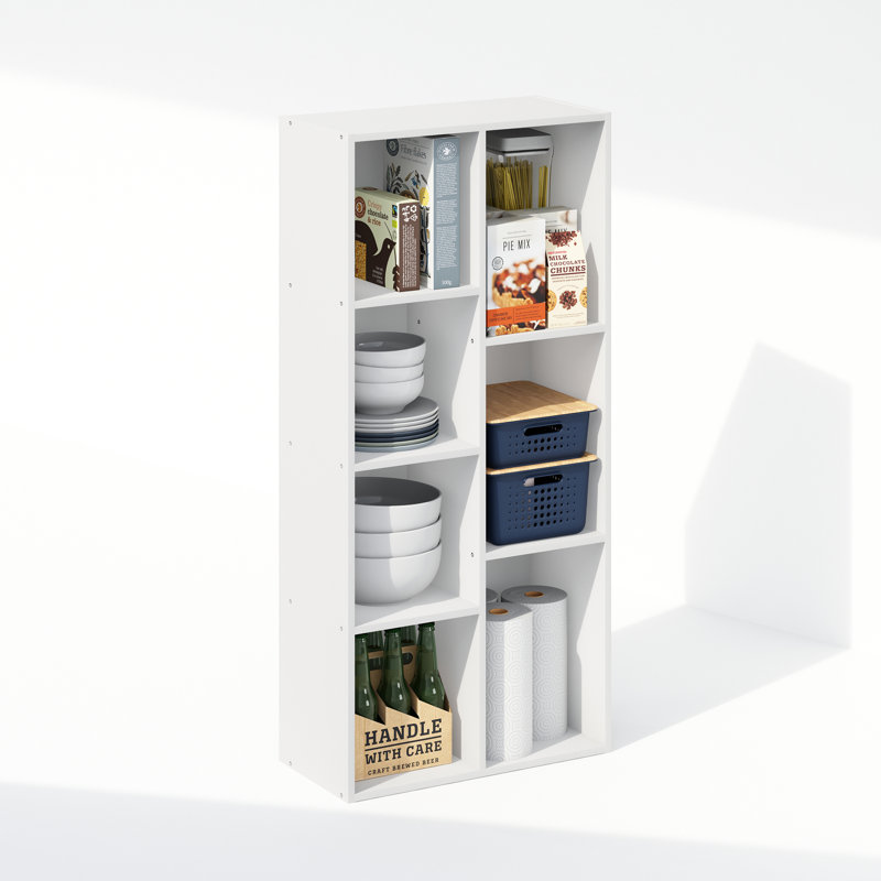 Ebern Designs Reed Reversible Open Shelf Multipurpose Bookcase, Storage ...