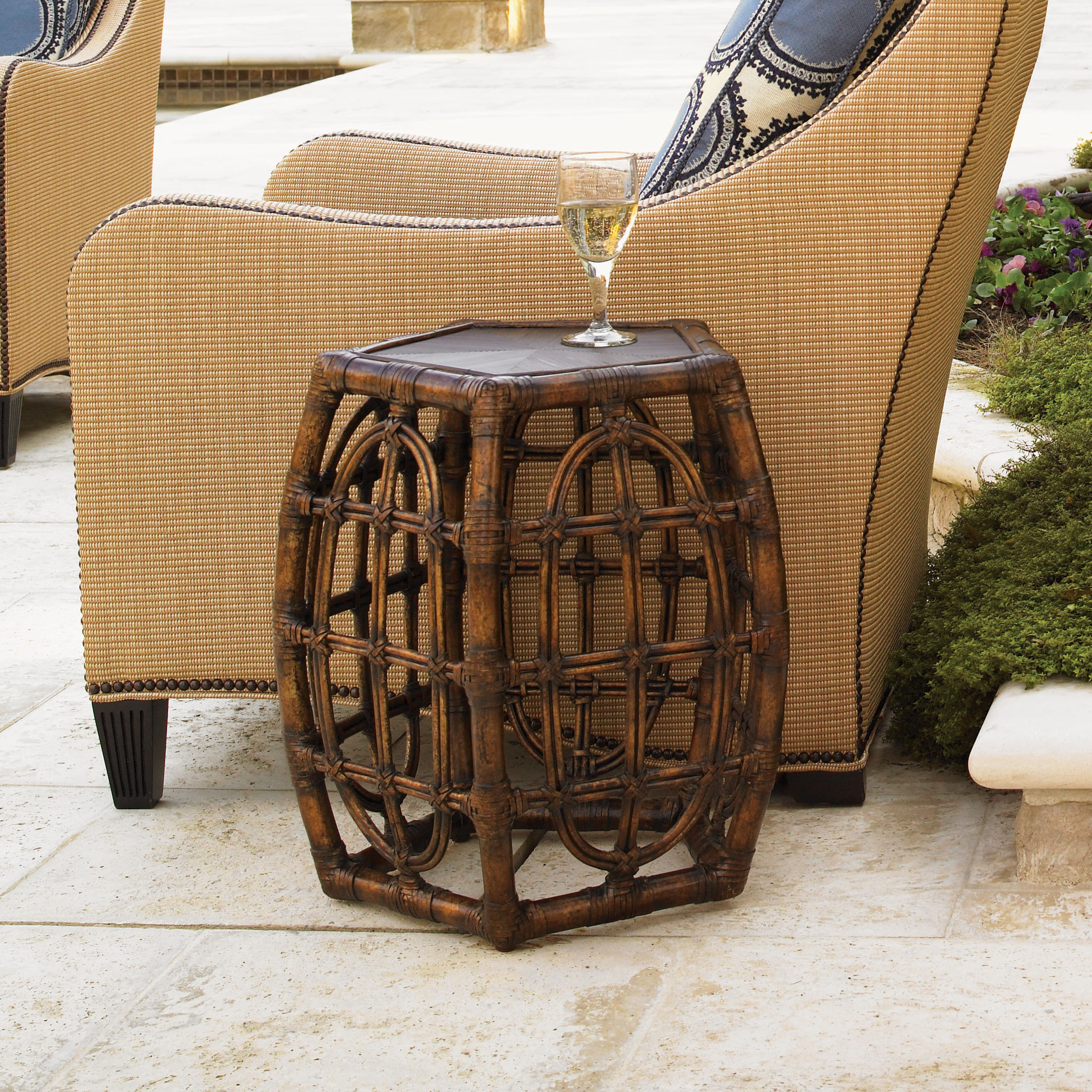 Tommy Bahama Home Royal Kahala Oval Reef Accent Table & Reviews | Wayfair