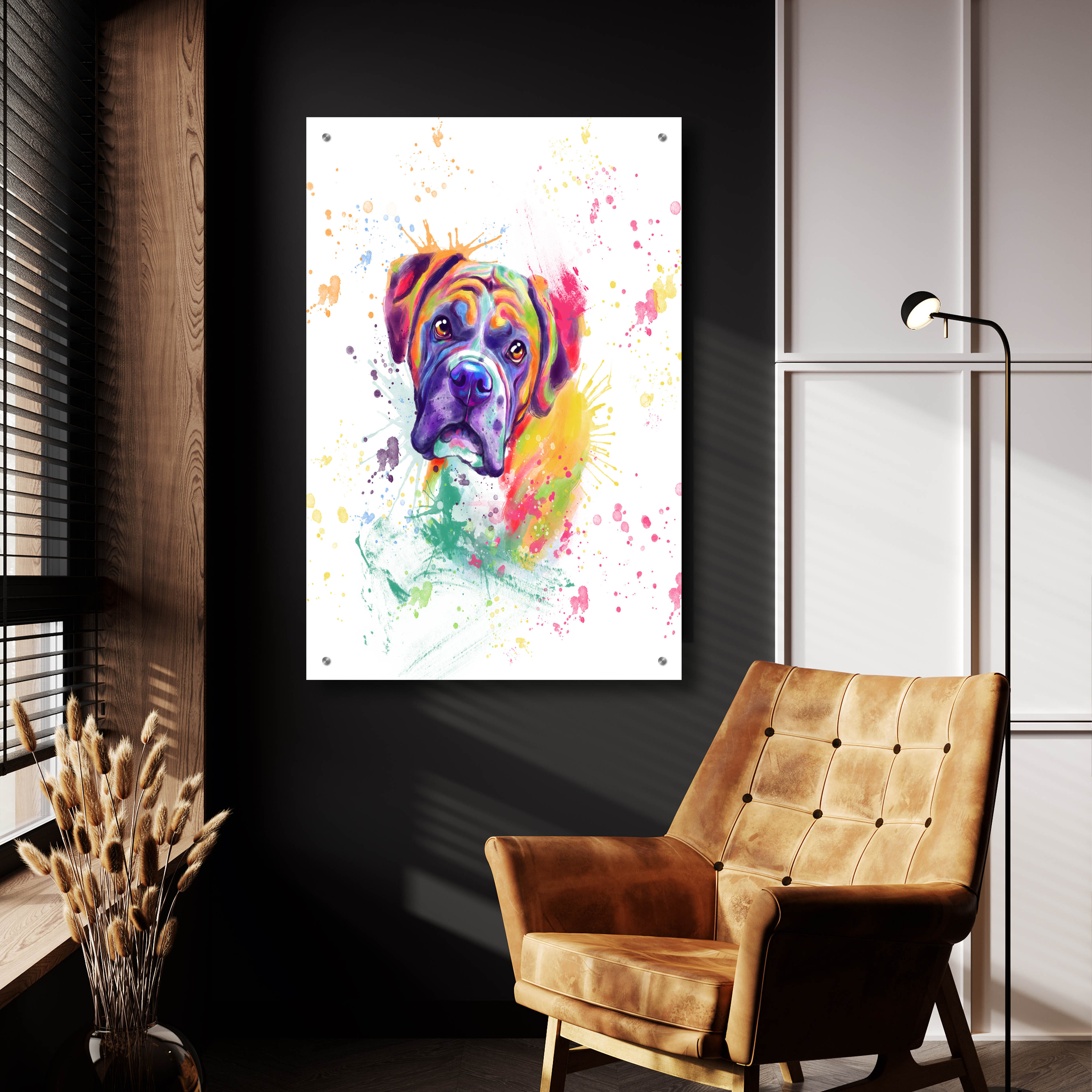Red Barrel Studio® ''Colourful Watercolor Boxer'' By Furbaby Affiliates ...