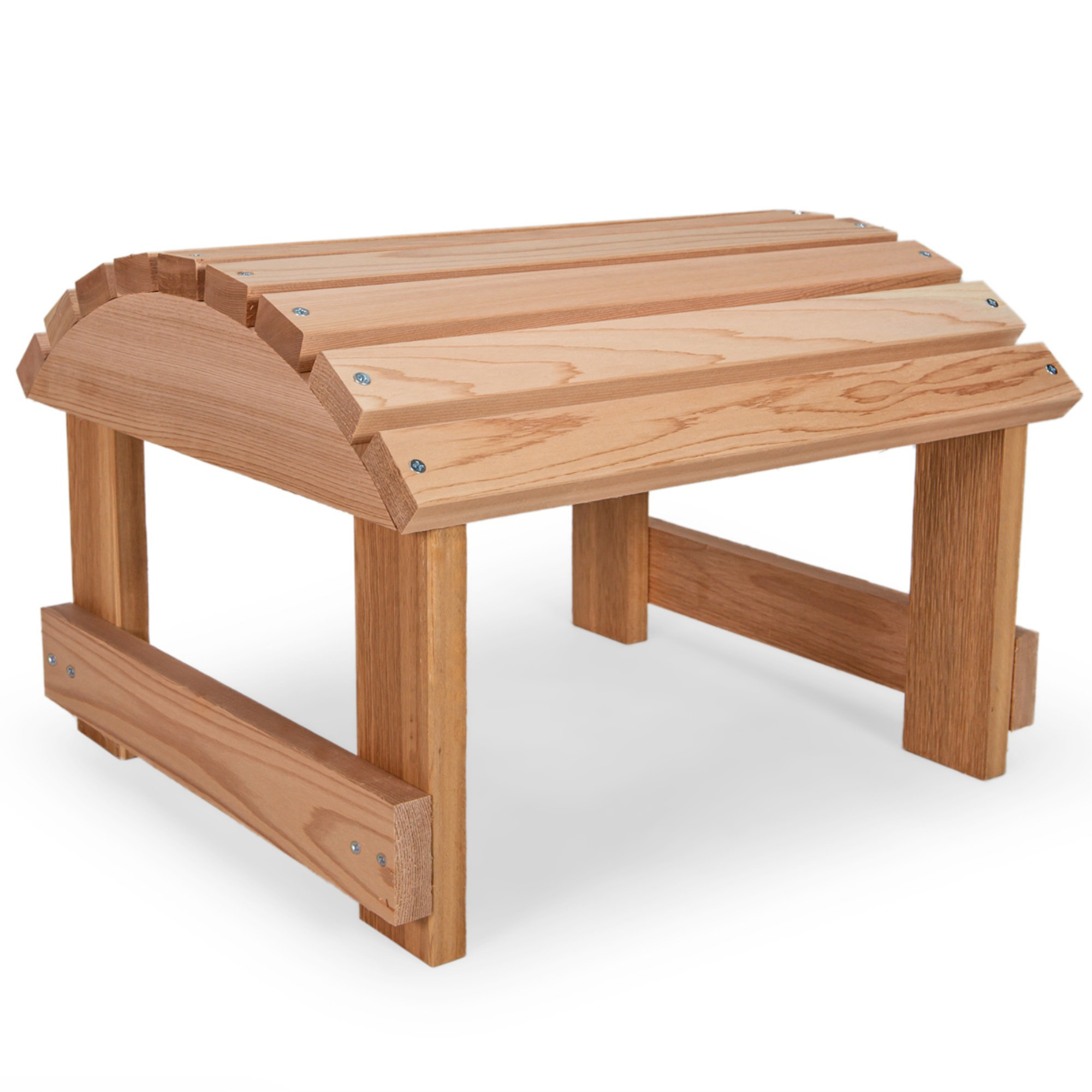 Union Rustic Ardoin Cedar Muskoka Ottoman & Reviews | Wayfair