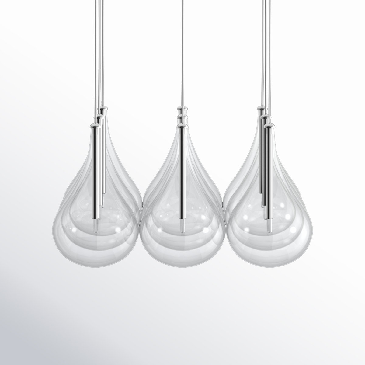 AllModern Deva 9-Light Dimmable Pendant & Reviews | AllModern