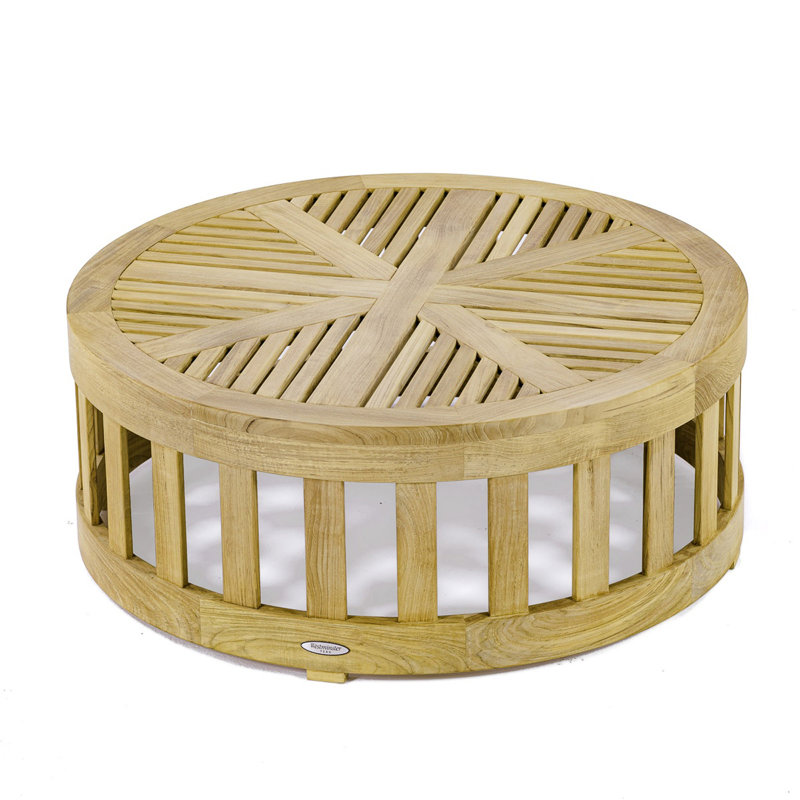 Westminster Teak Kafelonia 36 inch Round Coffee & End Table Set | Wayfair