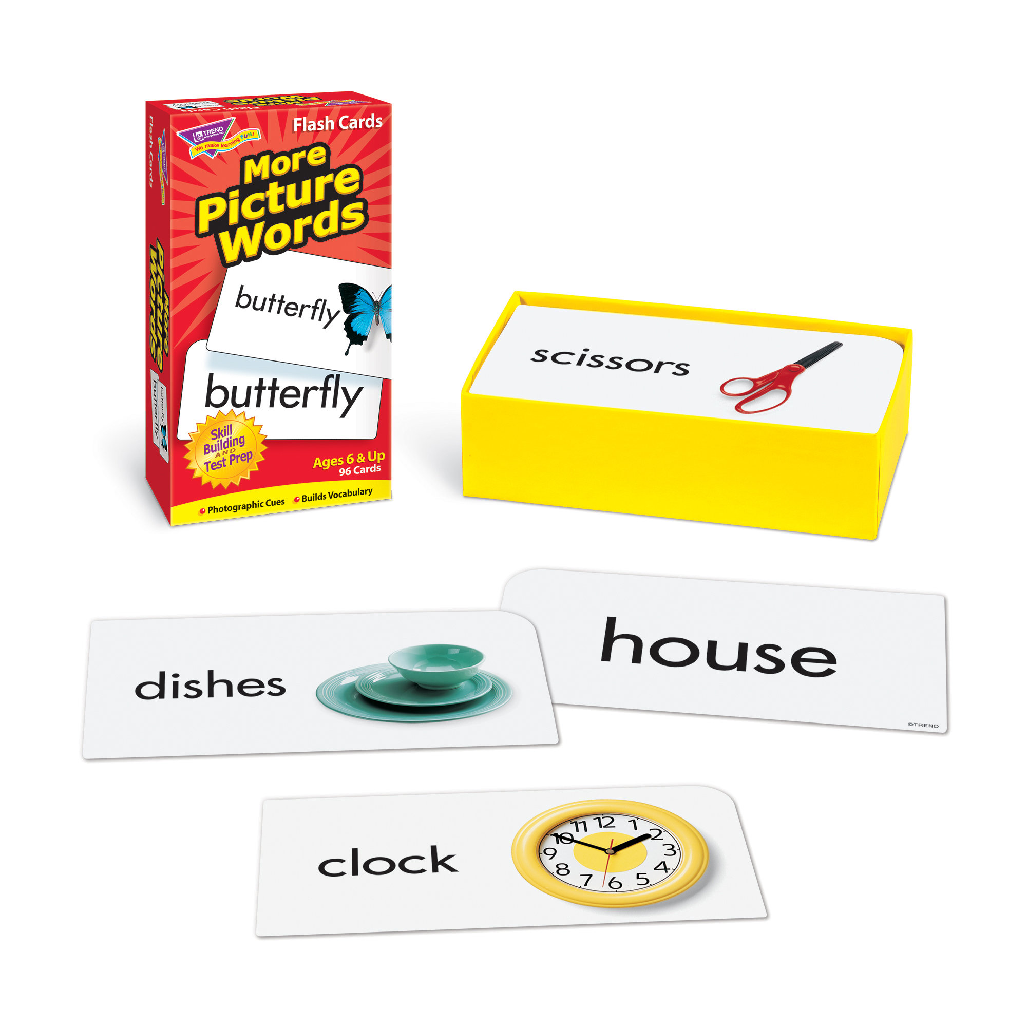 TREND enterprises, Inc. Trend Picture Words Skill Drill Flash Cards ...