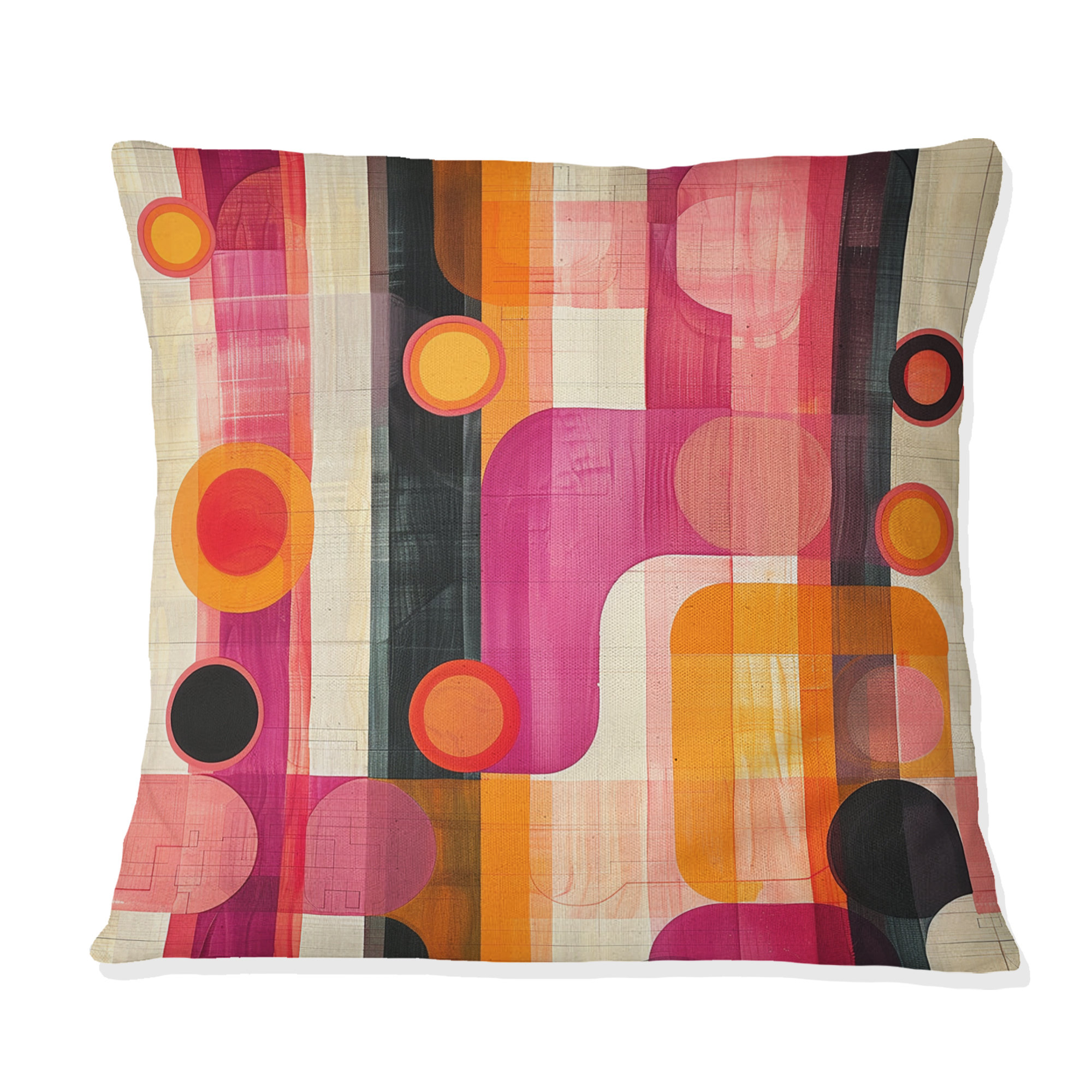 Design Art Geometric Throw Pillow | Wayfair