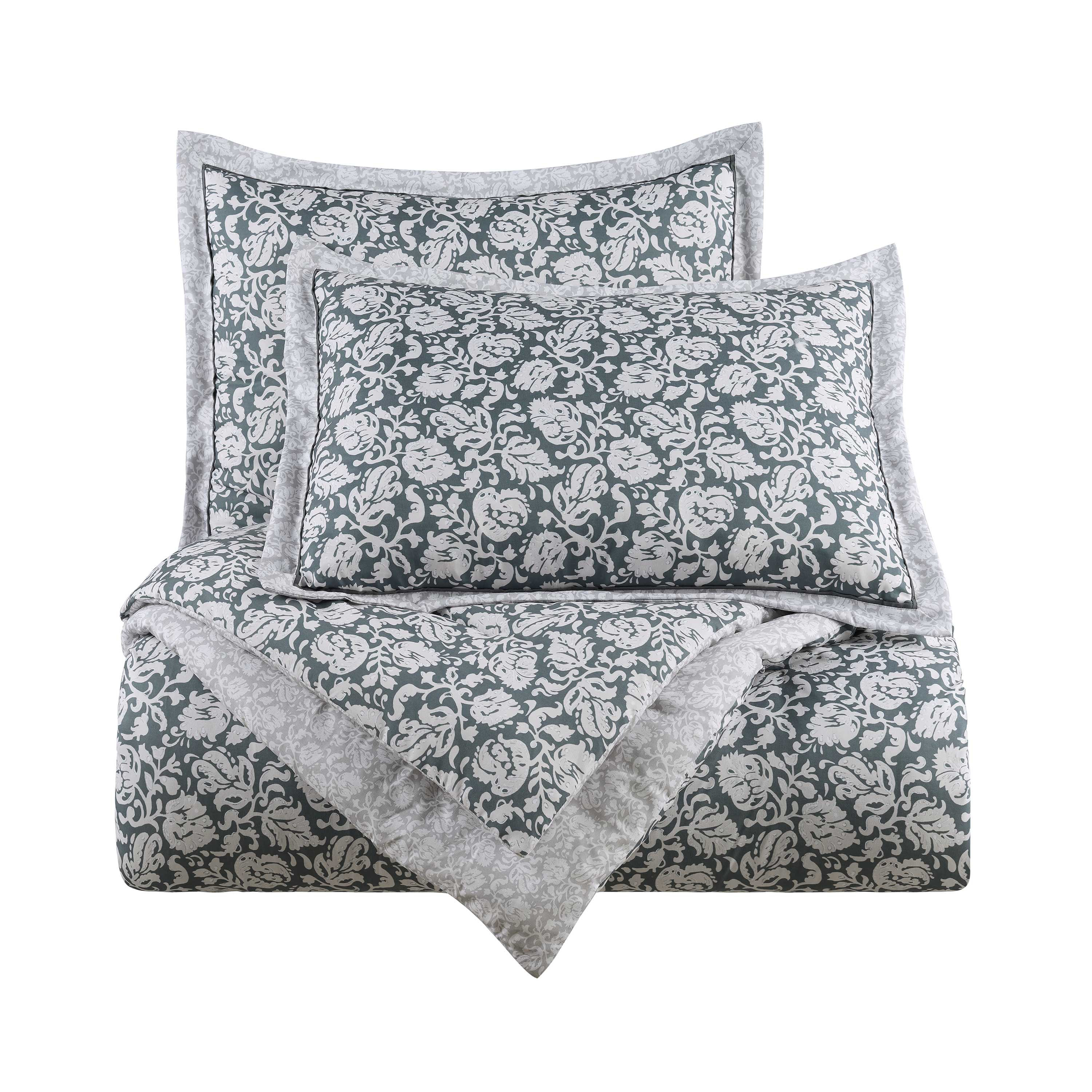 Martex Arcadia Grove Steel Gray Comforter Set | Wayfair