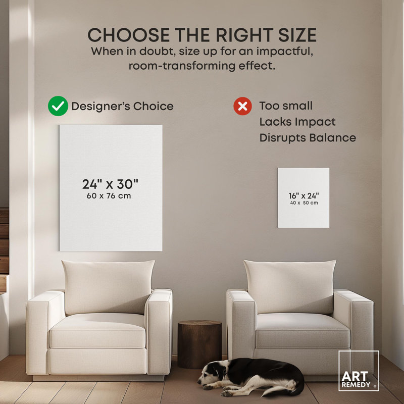 Art Remedy Serenity Indigo Grey Canvas Minimalist Forests by Art Remedy ...