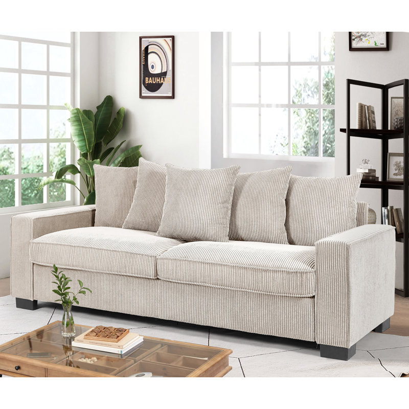 Latitude Run® 88'' Wide Pillow Back Sofa & Reviews | Wayfair