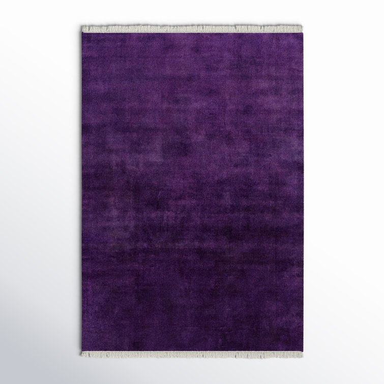 Clio Wool Purple Rug & Reviews | Joss & Main
