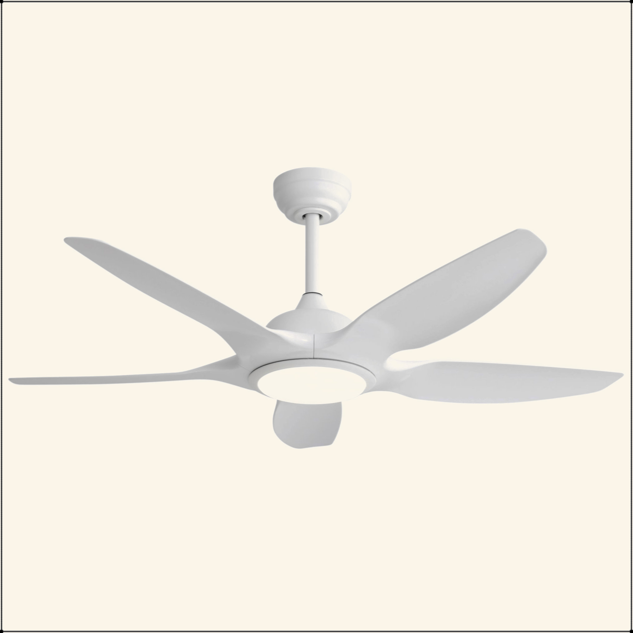 Ivy Bronx 48 Inch Ceiling Fan With Dimmable LED Light And Remote ...