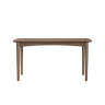 George Oliver Solace Walnut Rectangular Dining Table with Curved Edge ...