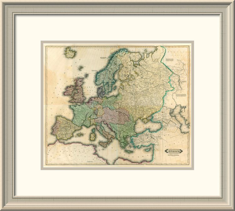 East Urban Home 'Composite: Europe, 1831' Framed Print - Wayfair Canada
