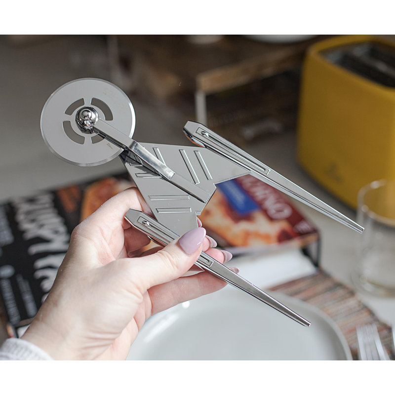 Ukonic Star Trek Discovery Crossfield Starship Metal Pizza Cutter | Wayfair