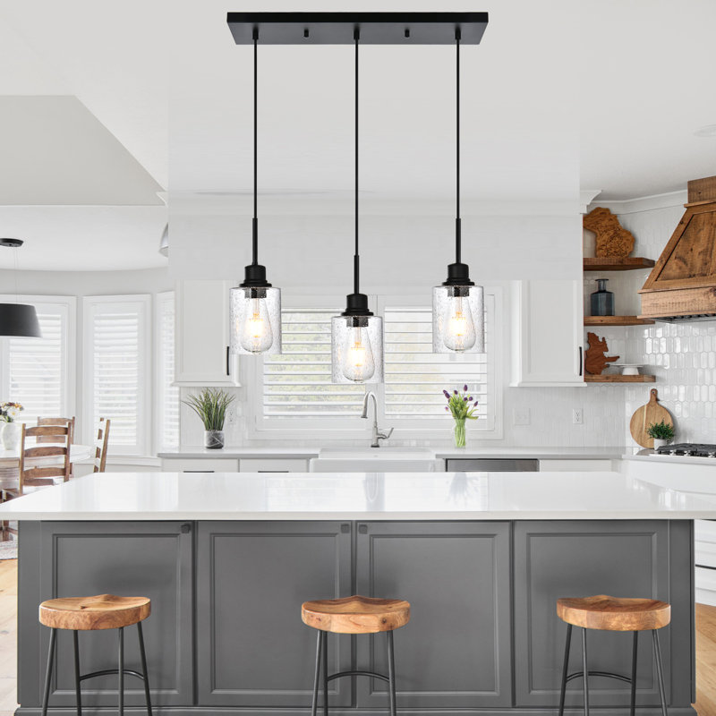 Breakwater Bay 3 Light Kitchen Island Chandelier, Modern Pendant Light ...