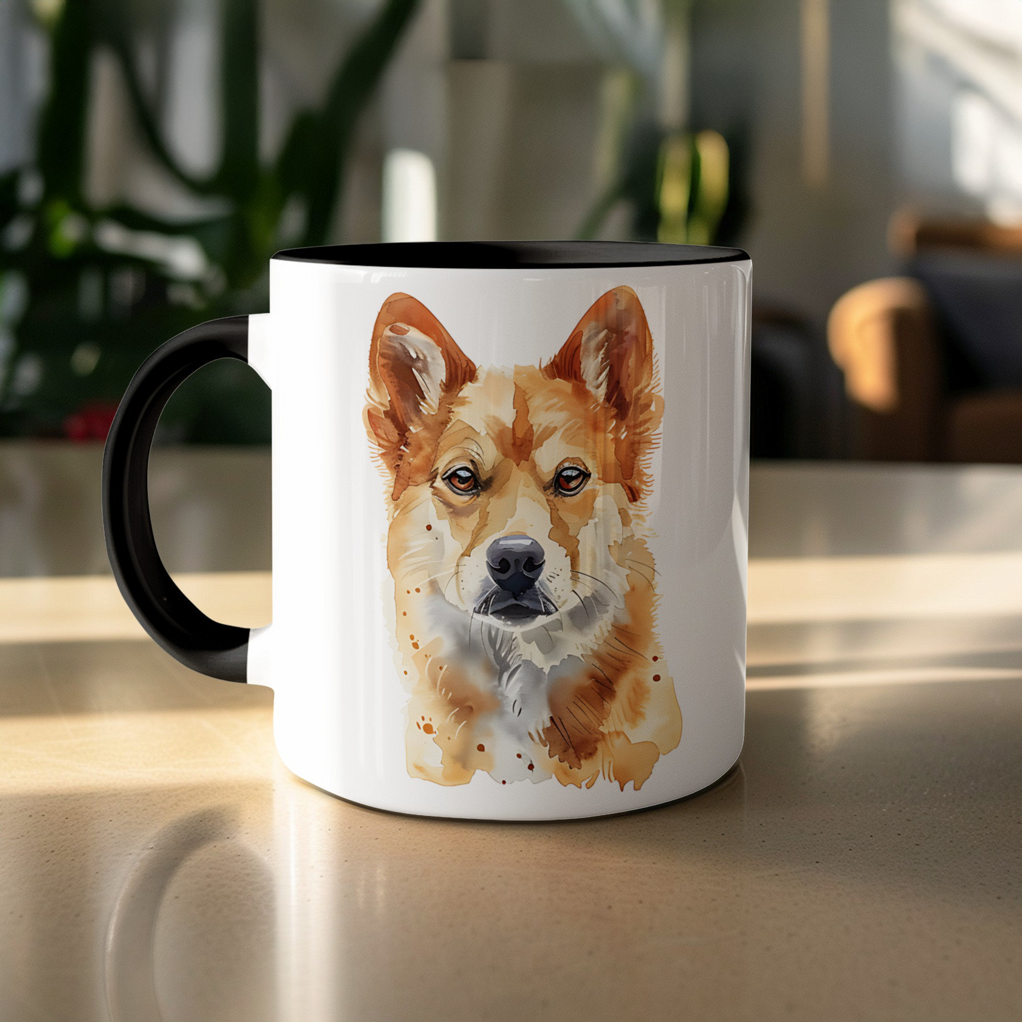 East Urban Home 11oz Watercolour Border Terrier Design Coffee Mug ...