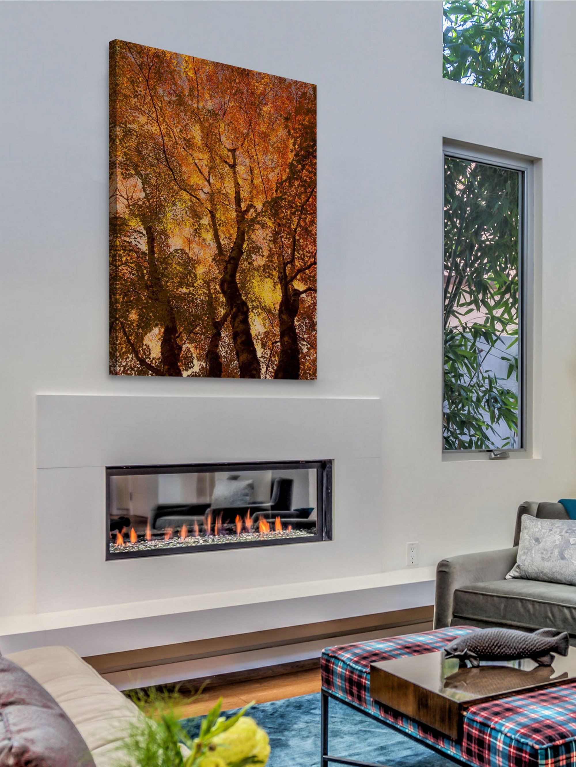 Marmont Hill 'The Trees Dance' by Don Schwartz Painting Print on ...