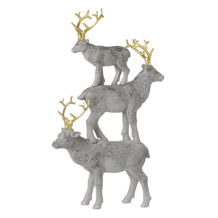 The Seasonal Aisle Christmas Deer Figurines & Collectibles | Wayfair.co.uk