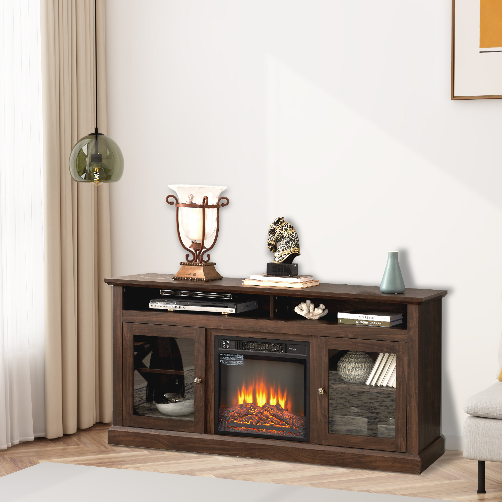 Lark Manor™ Contemporary TV Media Stand, Modern Entertainment Console ...