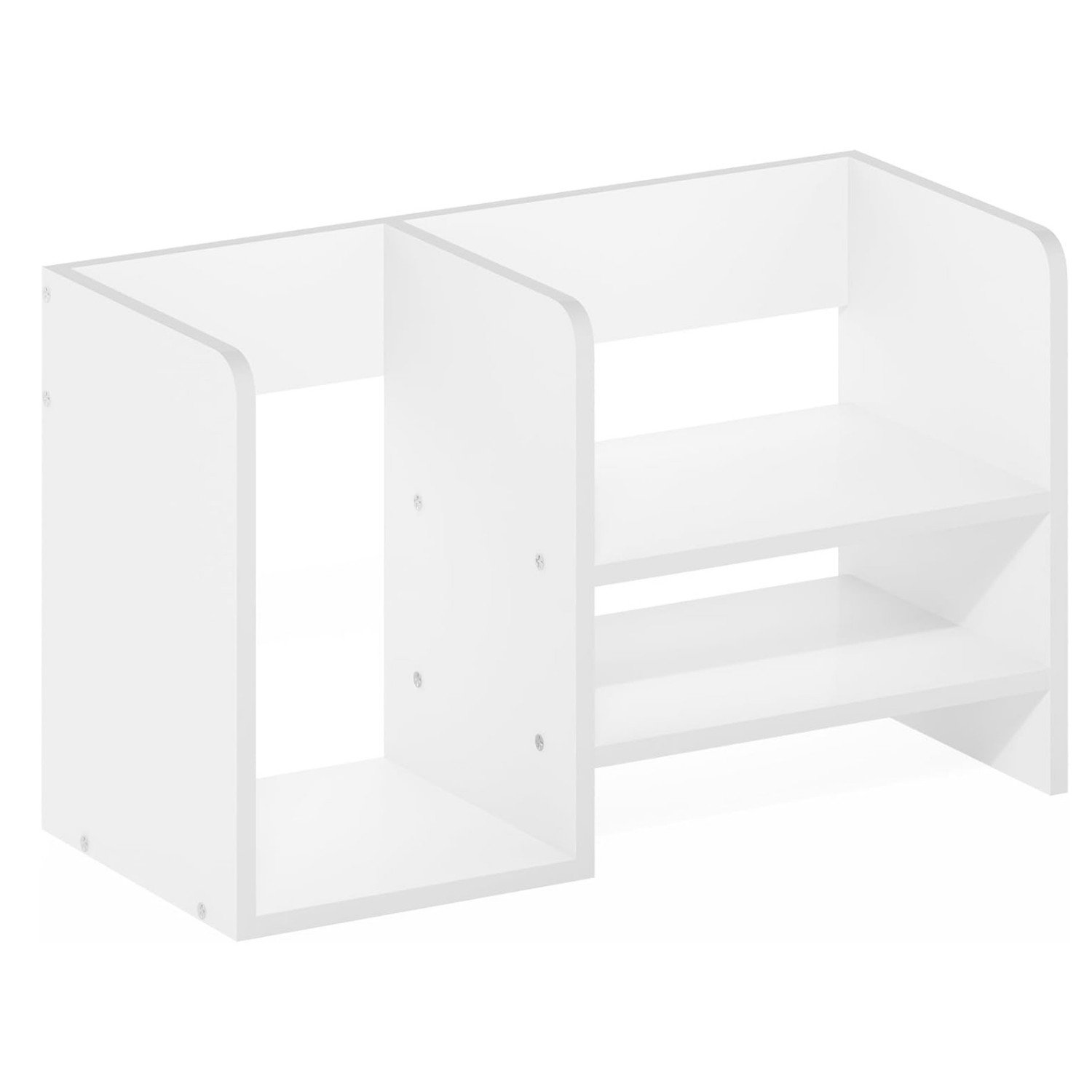 Ebern Designs Wood Desktop Book and Home Office Supplies Storage ...