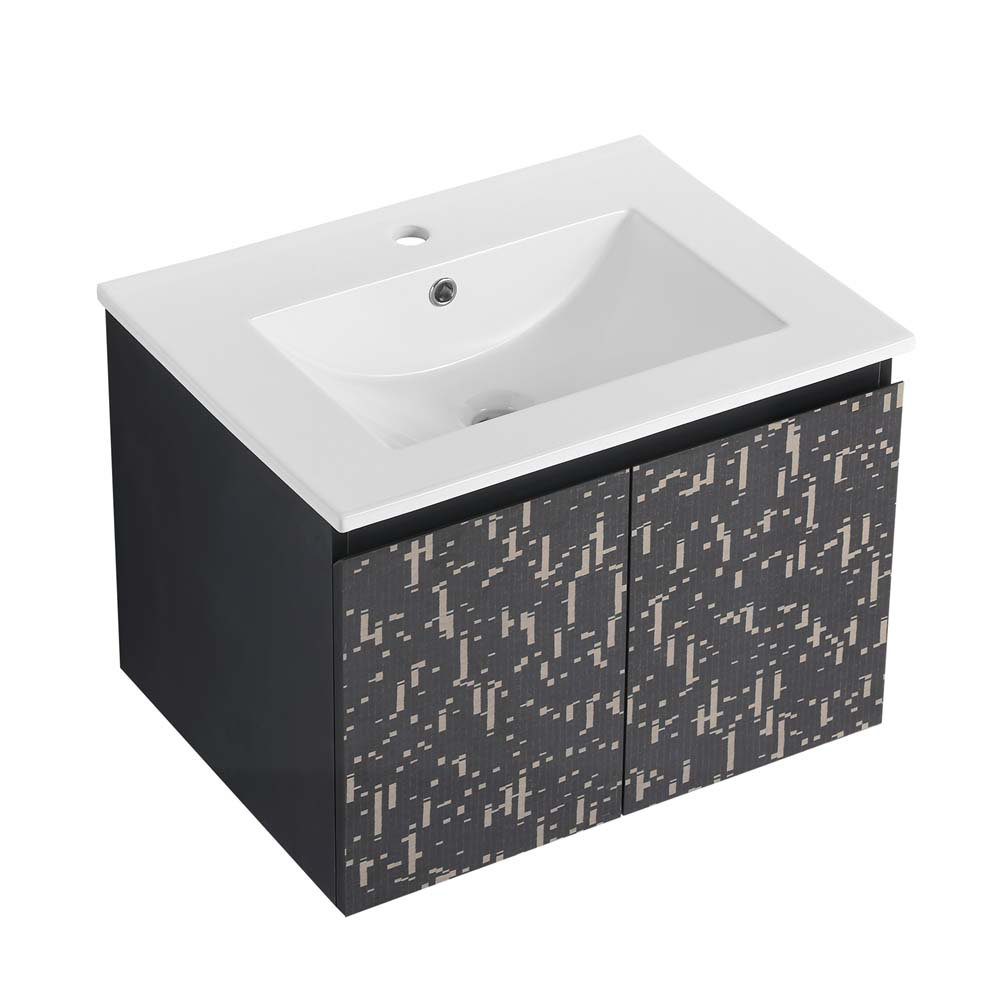 Ebern Designs Romeka 24'' Single Bathroom Vanity with Ceramic Top | Wayfair
