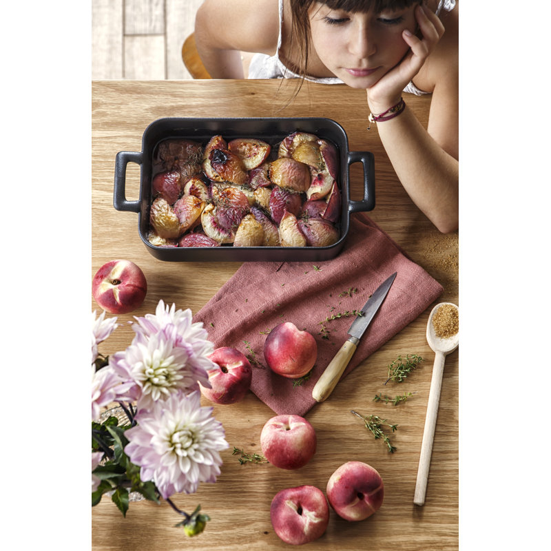 Revol Belle Cuisine 84.535 Oz Ceramic/Porcelain Rectangular Roasting ...