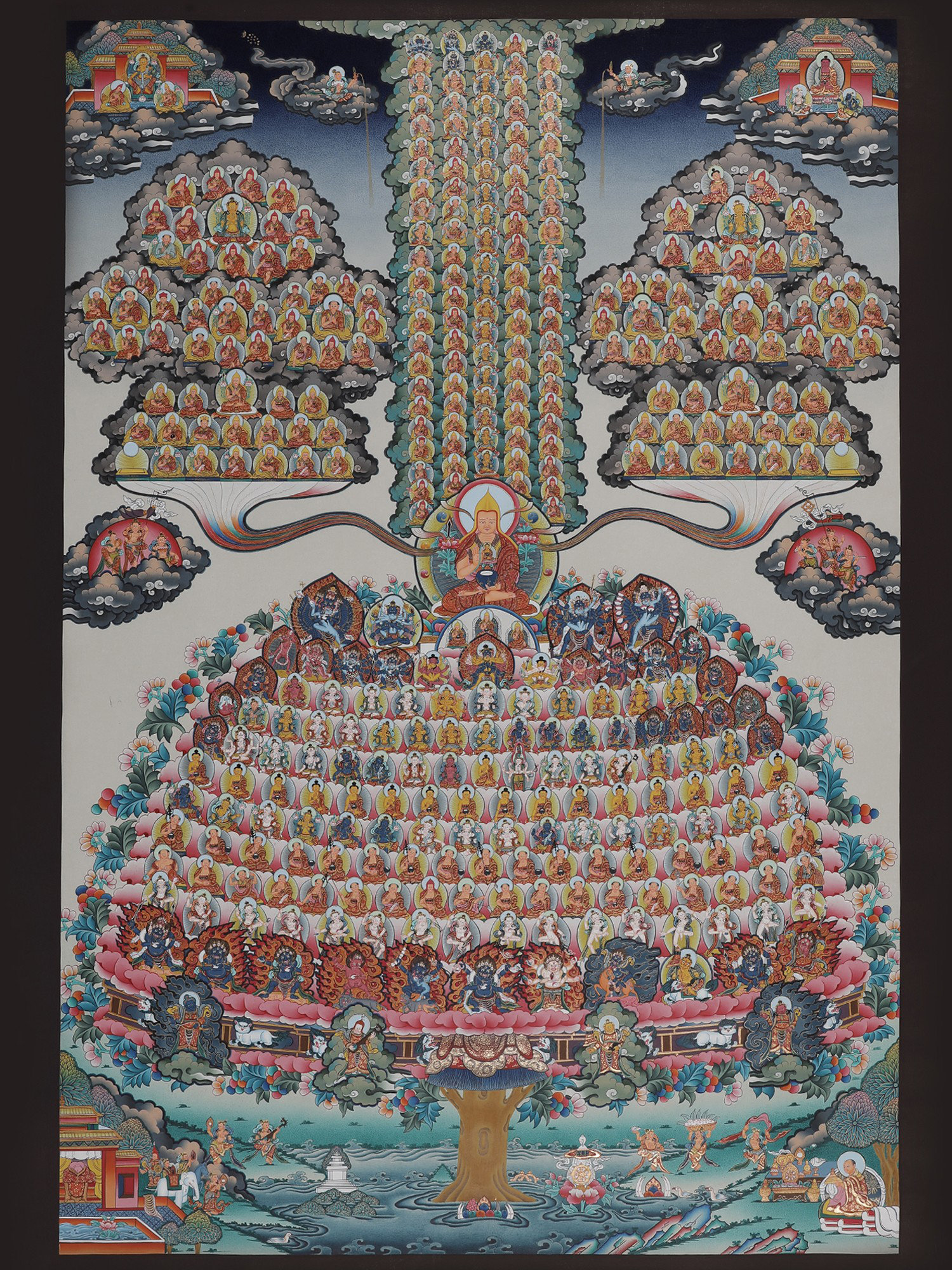 Exotic India Meditative Buddhist Deities - Thangka Painting | Pure 24 ...