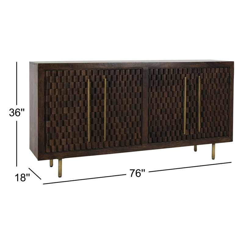 Joss & Main Abshire 76'' Solid Wood Sideboard & Reviews | Joss & Main