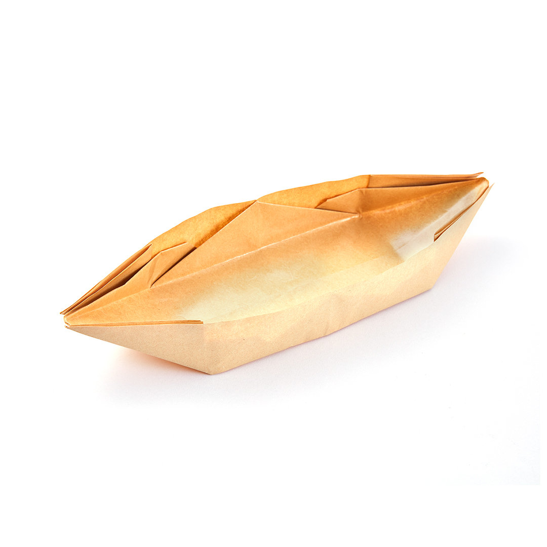 Restaurantware-13.5 Inch Paper Food Boats, 100 Handmade Disposable Food ...