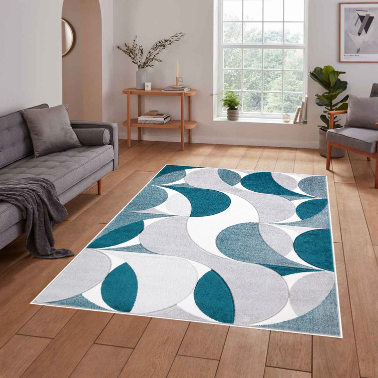 Ivy Bronx Kenzo Geometric Abstract Pattern Rugs | Wayfair.co.uk