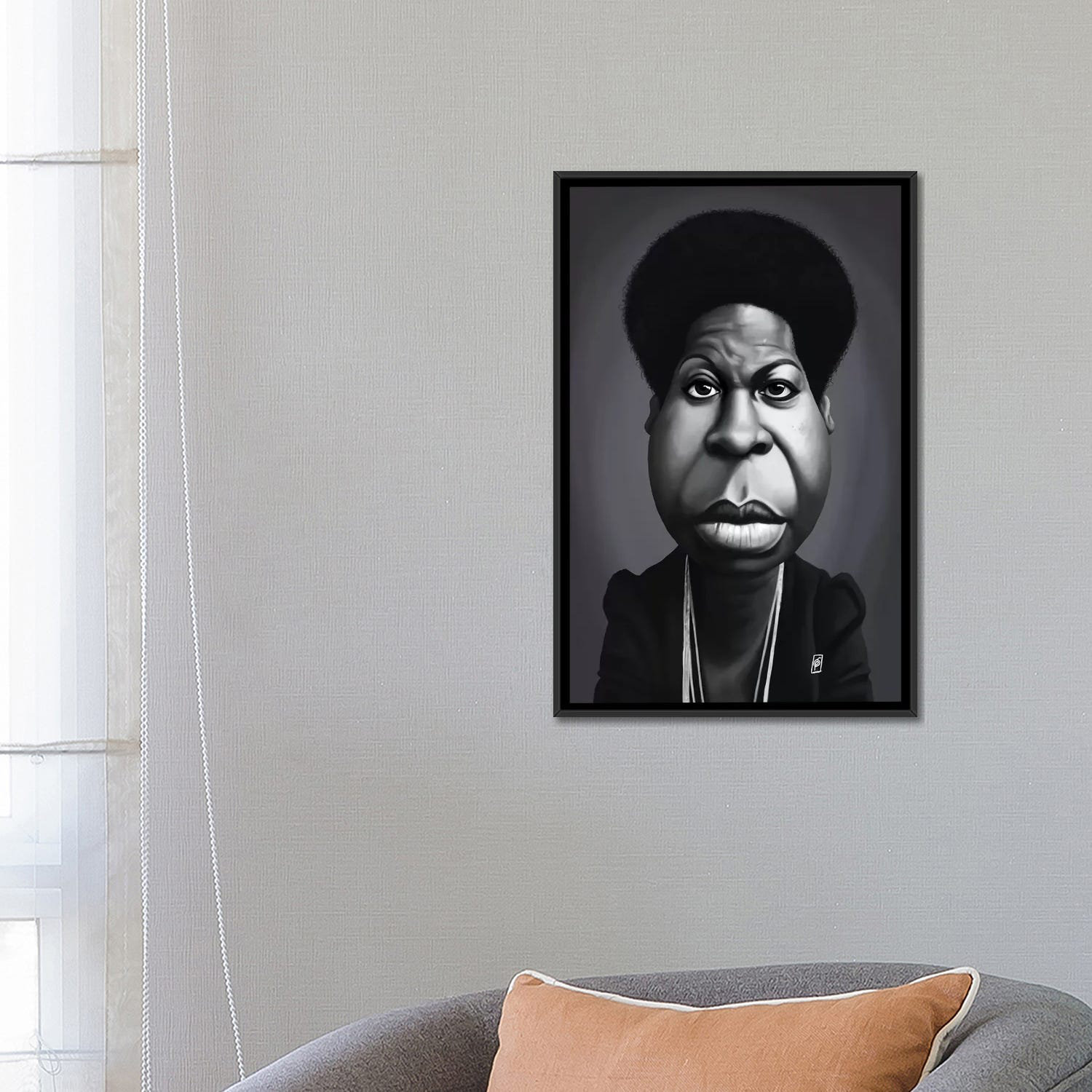 East Urban Home 'Vintage Celebrity Sunday Series: Nina Simone' Graphic ...