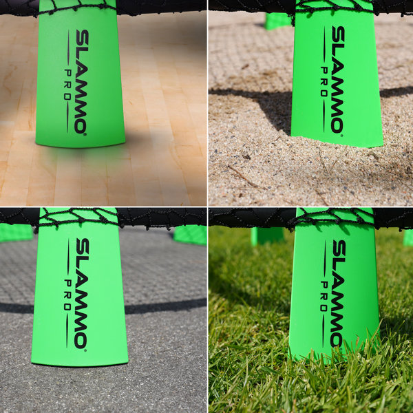 GoSports Slammo PRO Game Set- Roundnet Beach Outdoor Lawn Gamet Set ...