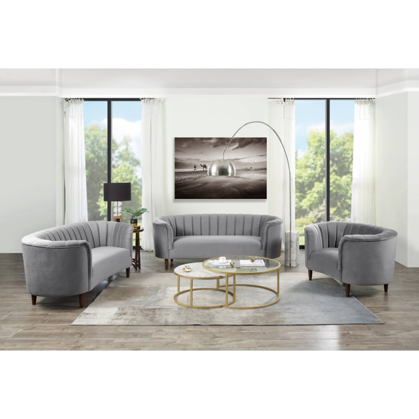 Everly Quinn Millephri Sofa Set | Wayfair