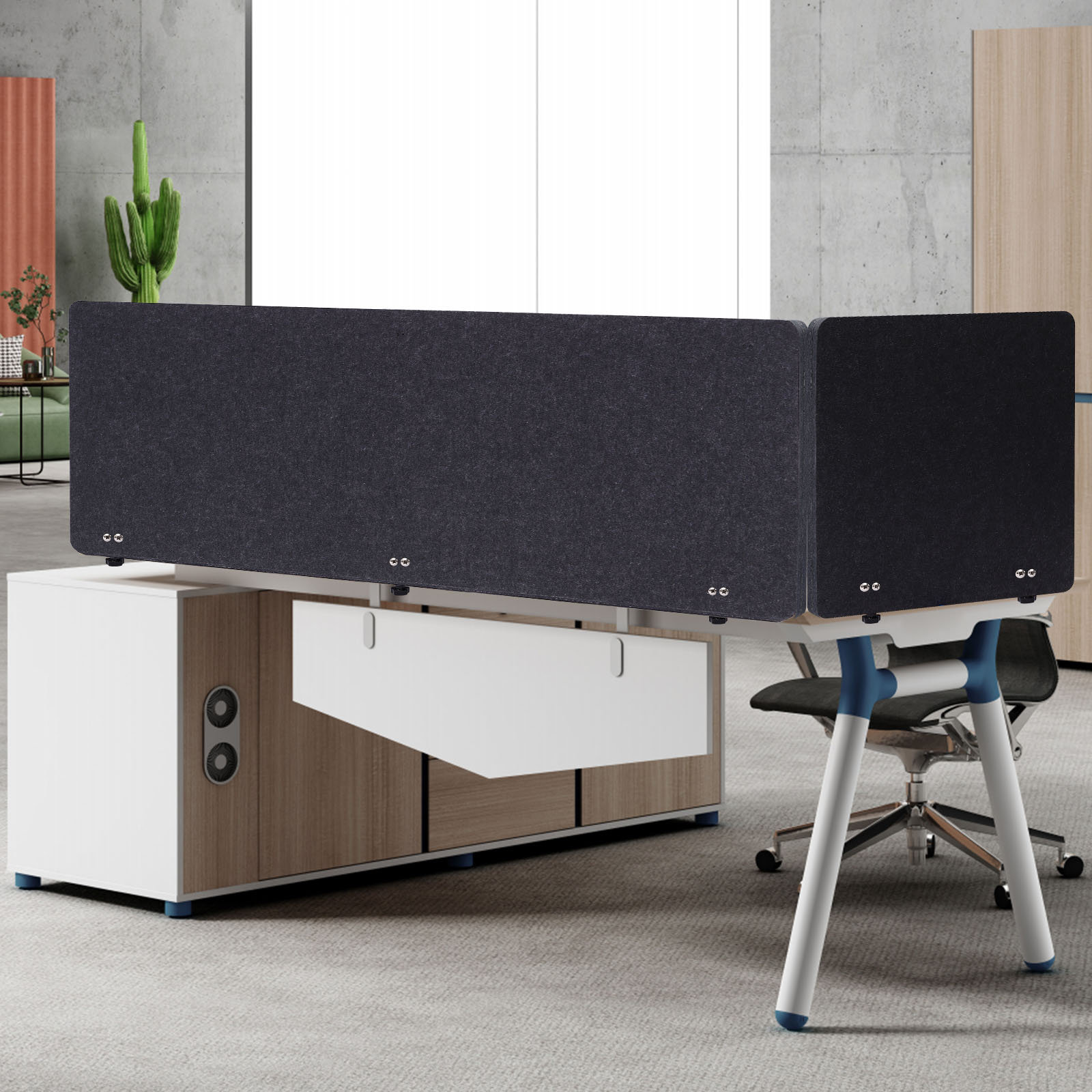 DENFER 3 Panels Office Partitions | Wayfair