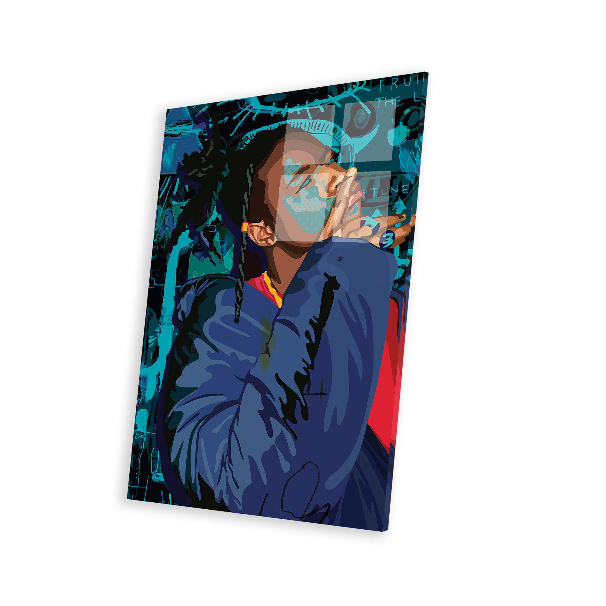 Winston Porter Joey Bada$$ On Plastic/Acrylic by Dai Chris Art Painting ...