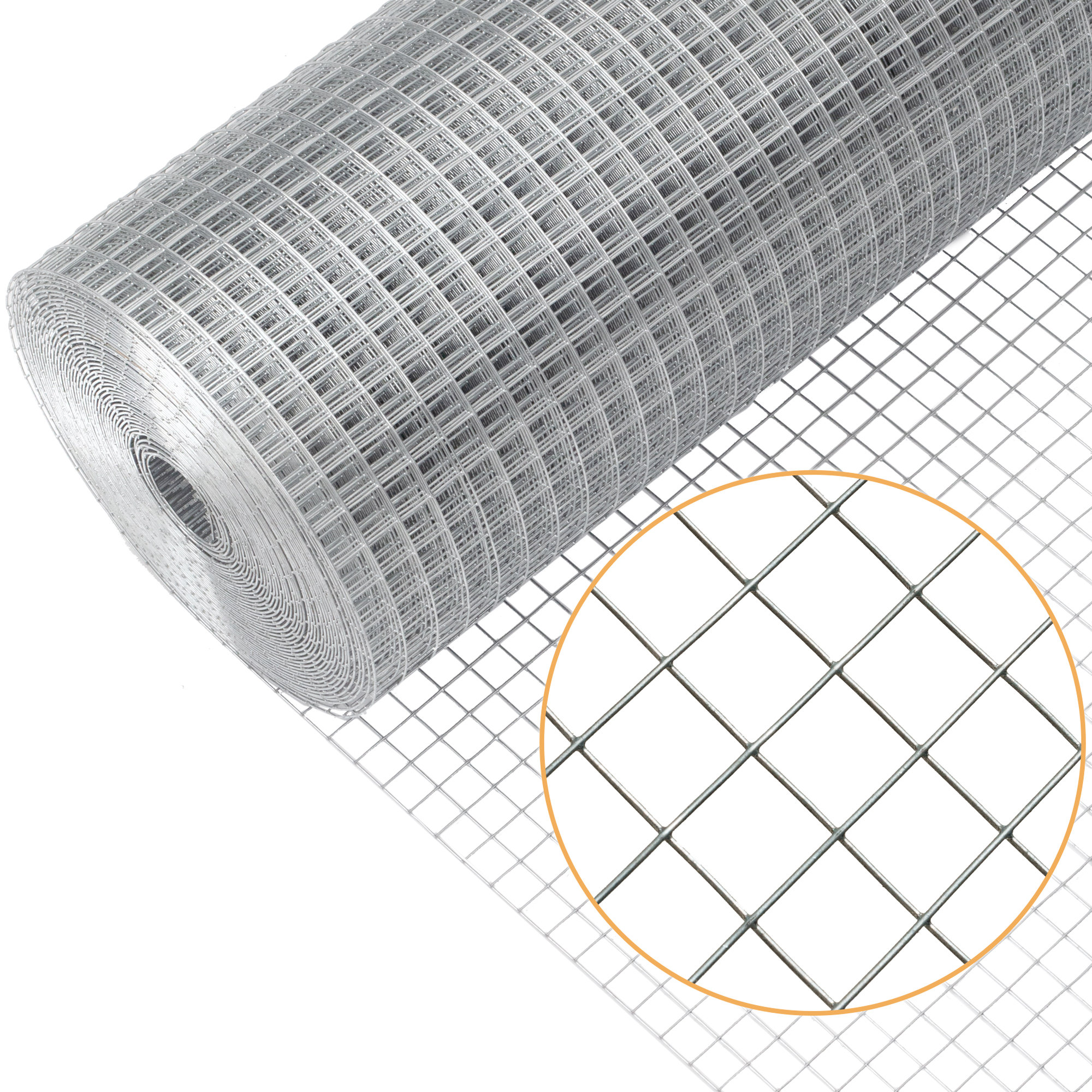 HITTITE 23 Gauge Hardware Cloth 1/4 inch Hot-dip Galvanized Chicken ...