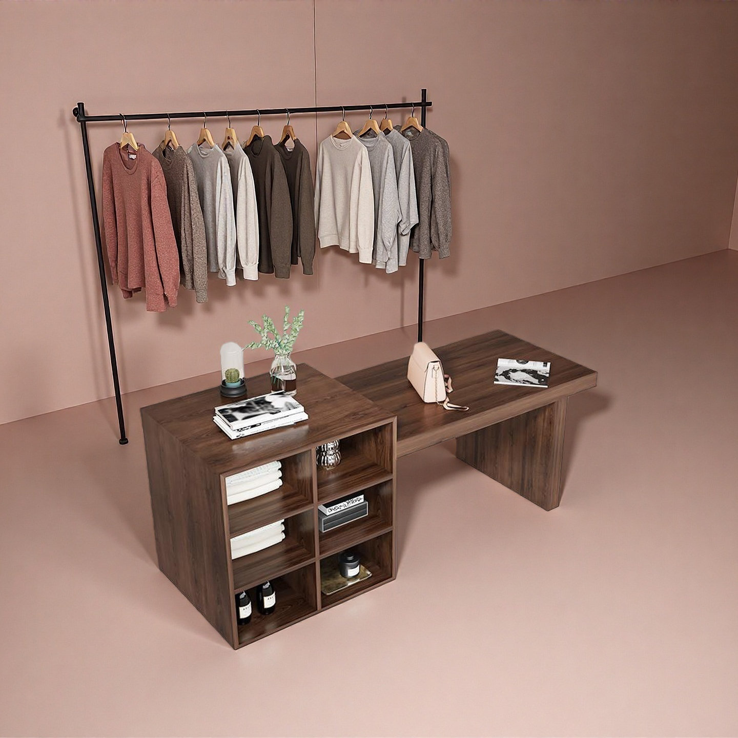 Hokku Designs Clothing store product display rack | Wayfair