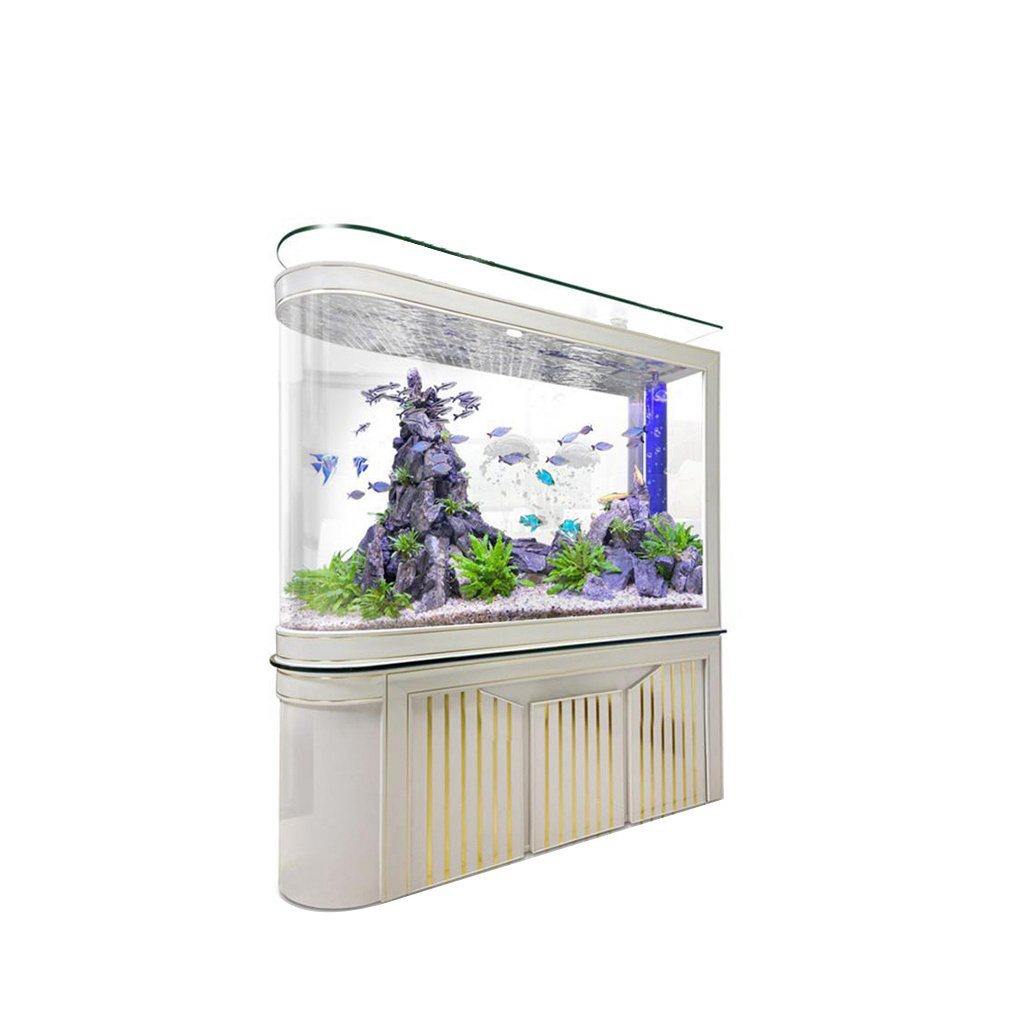 Lingxis Simple Modern Semi-Oval Eco-Aquarium Tank - Wayfair Canada